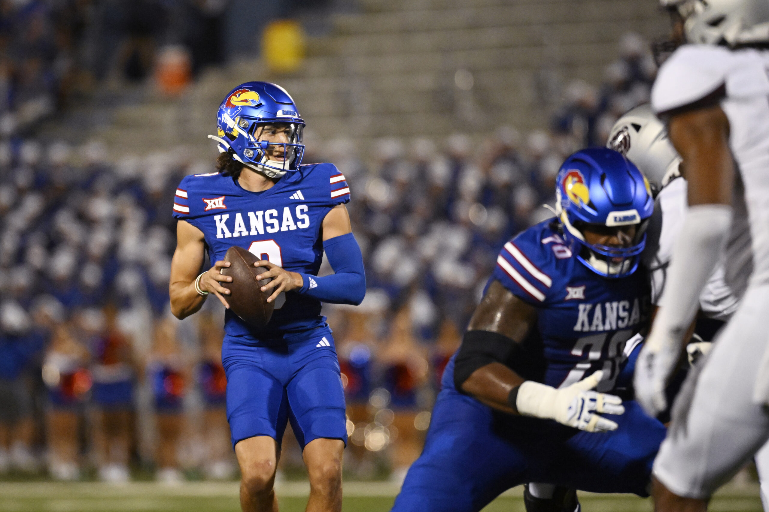 Notebook: Bean starts at quarterback, and more observations from KU’s ...